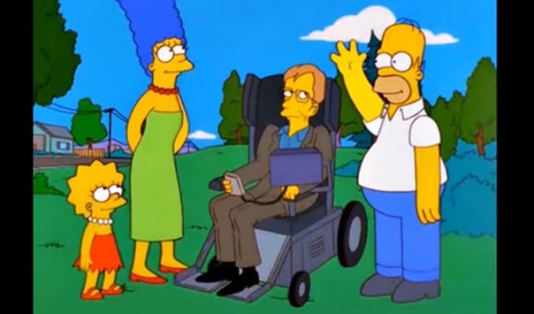 La notable aparición de Stephen Hawking en "Los Simpsons"