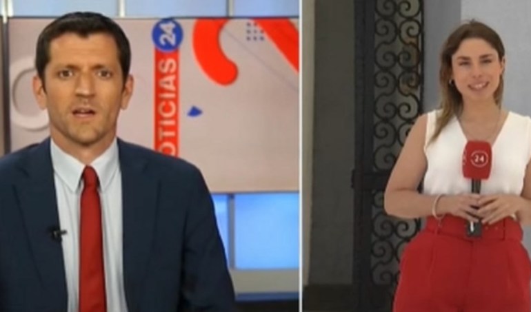 Ver Video. Un despacho viralizado y extraño. Periodista de 24 Horas de ...